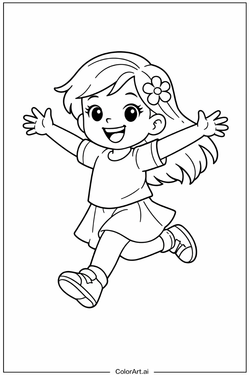 46 Free Girl Coloring Pages (Printable PDF & PNG)