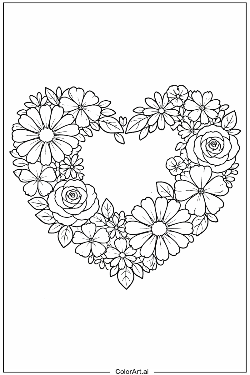 40 Free Heart Coloring Pages (Printable PDF & PNG)