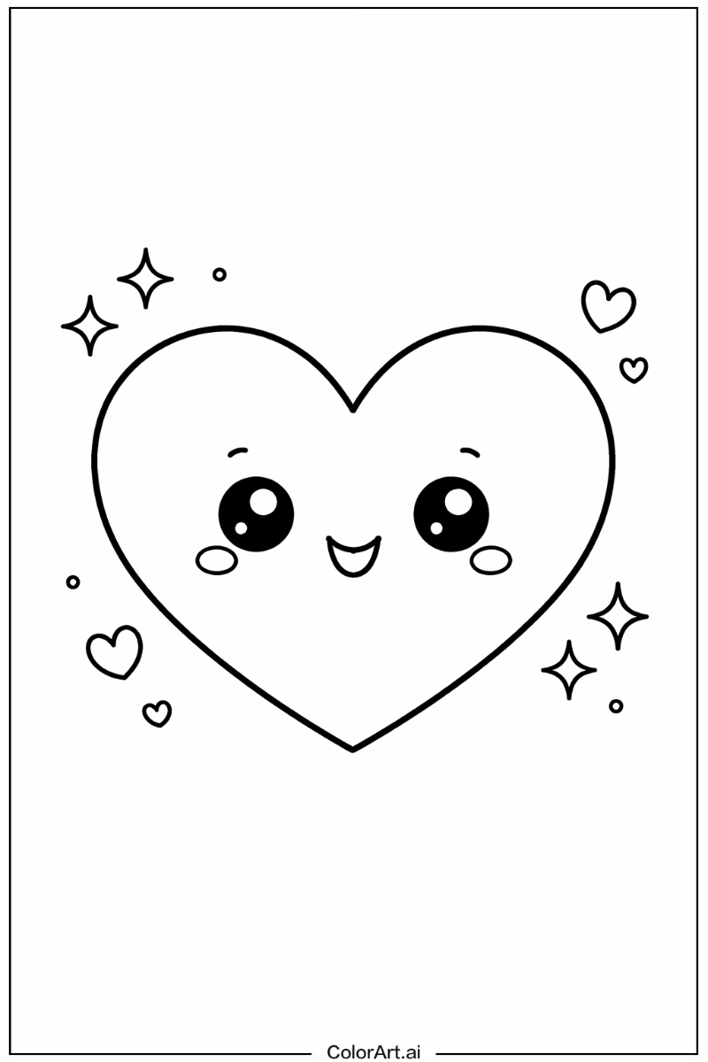 40 Free Heart Coloring Pages (Printable PDF & PNG)
