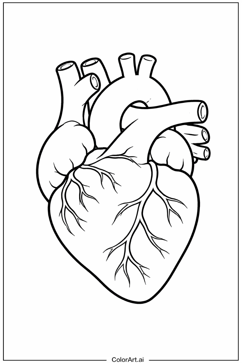 40 Free Heart Coloring Pages (Printable PDF & PNG)