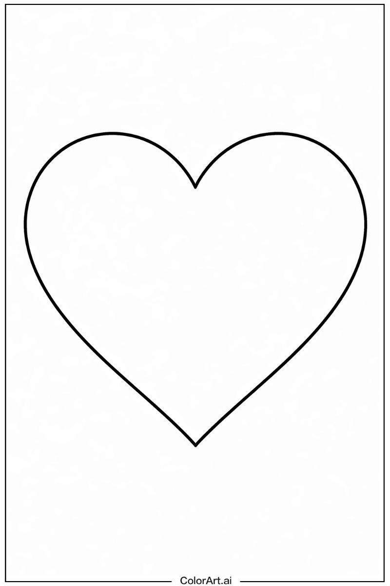 40 Free Heart Coloring Pages (Printable PDF & PNG)