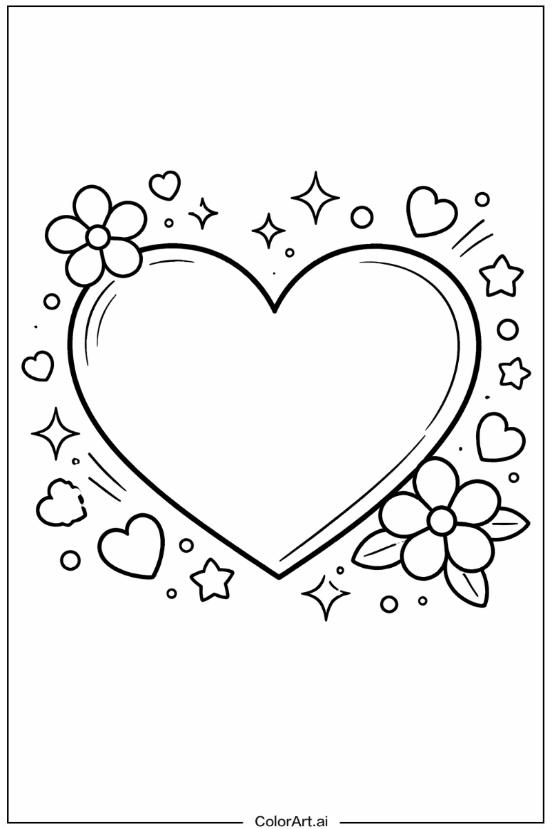 40 Free Heart Coloring Pages (Printable PDF & PNG)