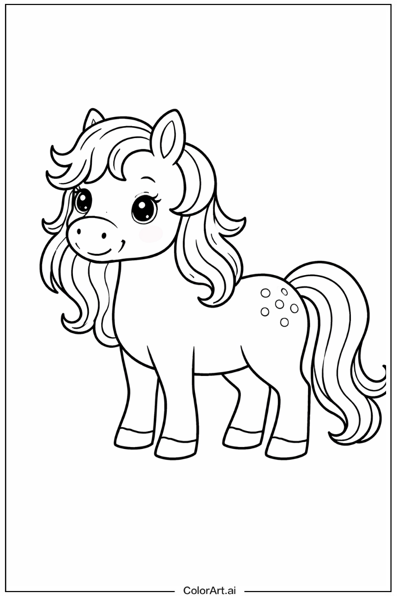 43 Free Horse Coloring Pages (Printable PDF & PNG)