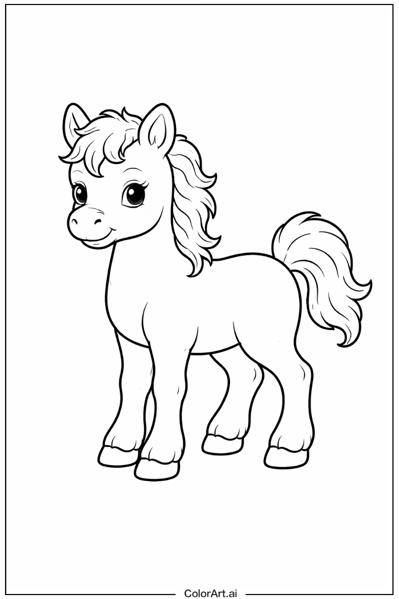 43 Free Horse Coloring Pages (Printable PDF & PNG)