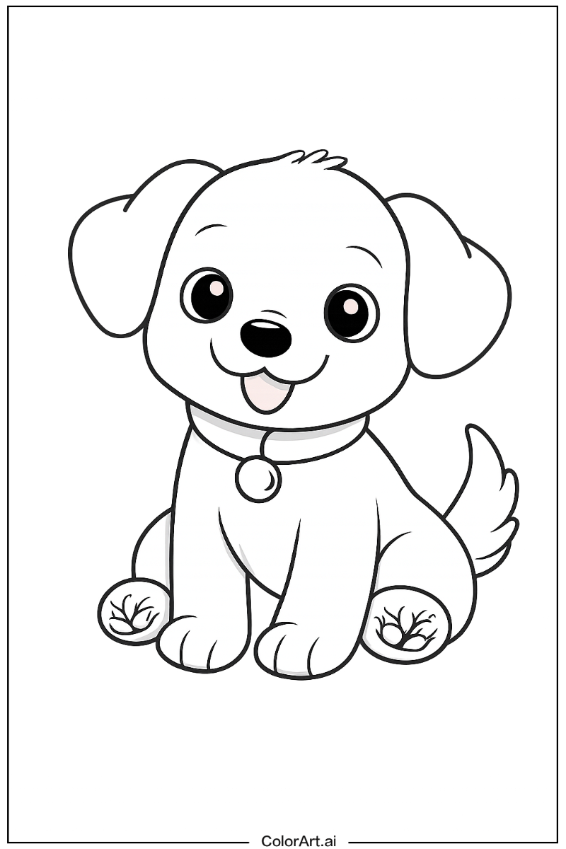 44 Free Puppy Coloring Pages (Printable PDF & PNG)