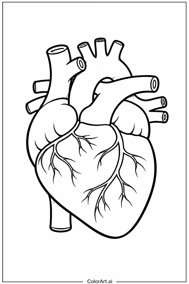 40 Free Heart Coloring Pages (Printable PDF & PNG)