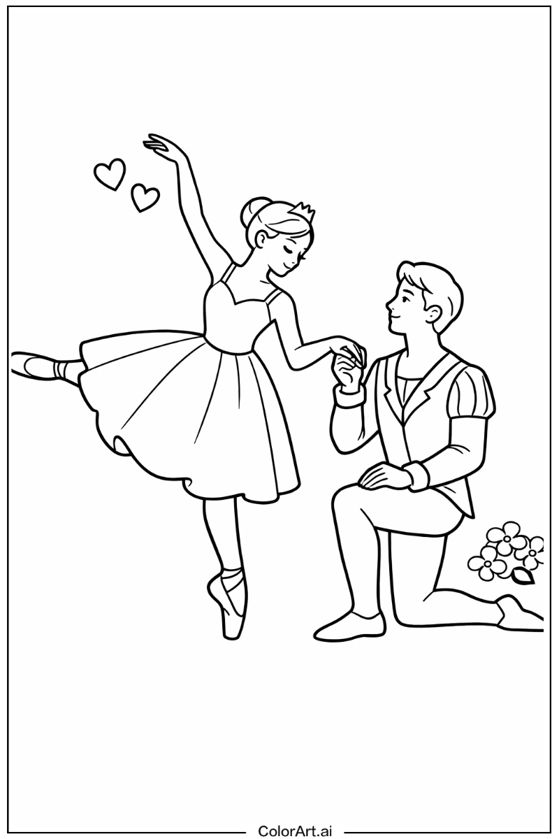 39 Free ballet Coloring Pages (Printable PDF & PNG)
