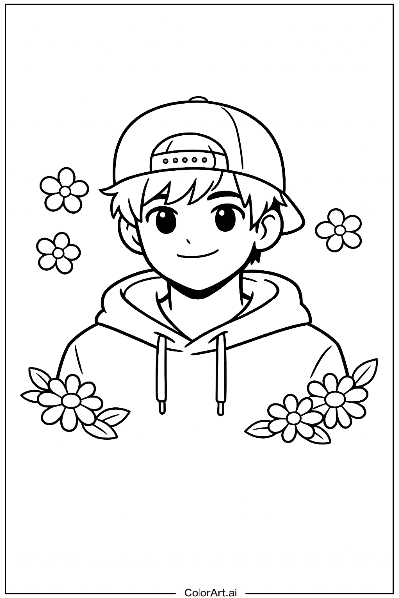 39枚の無料キャップナップ塗り絵ページ (印刷可能な PDF と PNG)