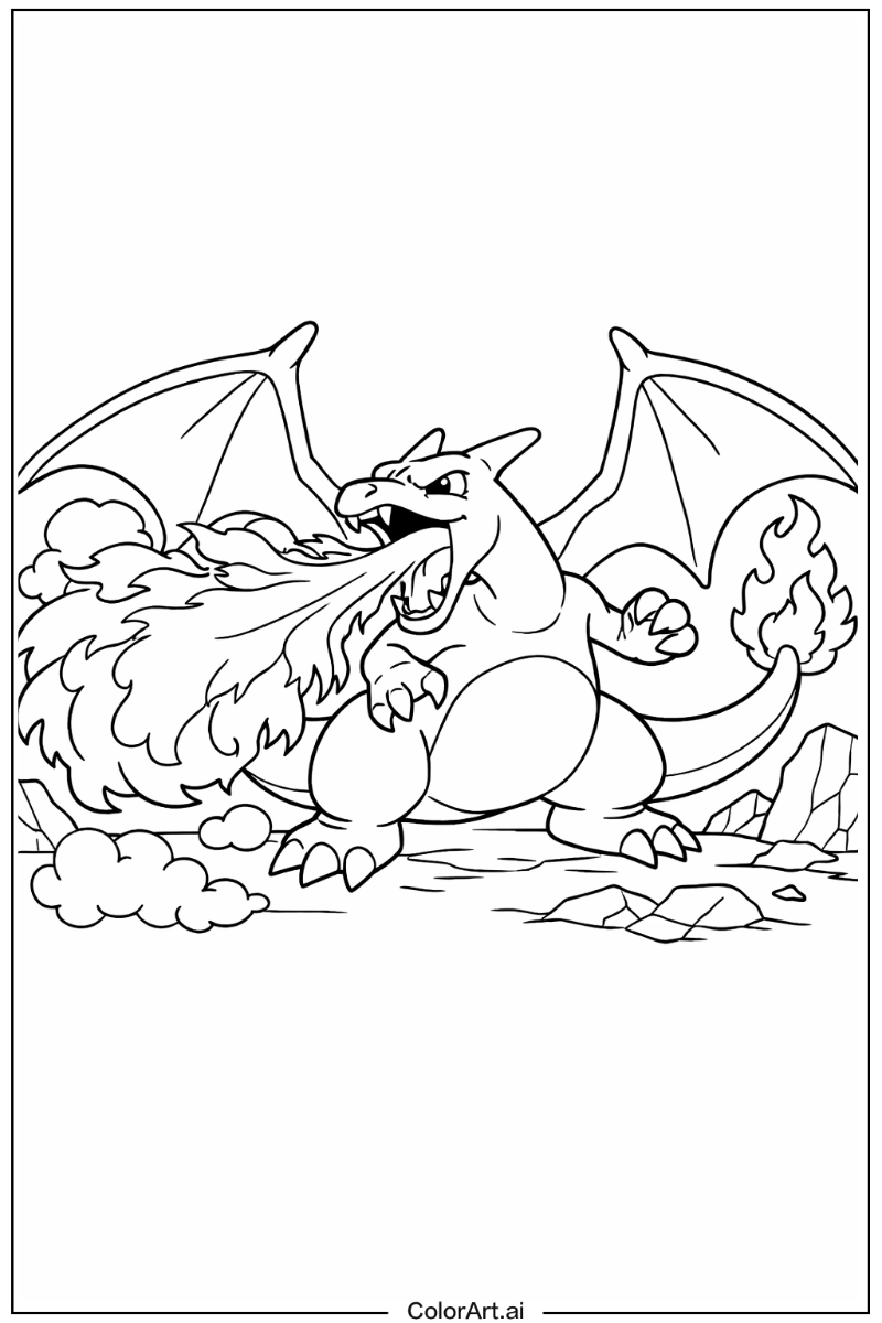 8 Free charizard Coloring Pages (Printable PDF & PNG)