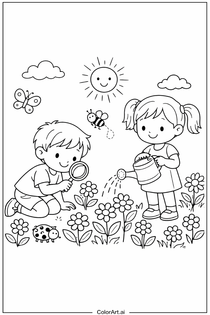 41 Free Children Coloring Pages (Printable PDF & PNG)