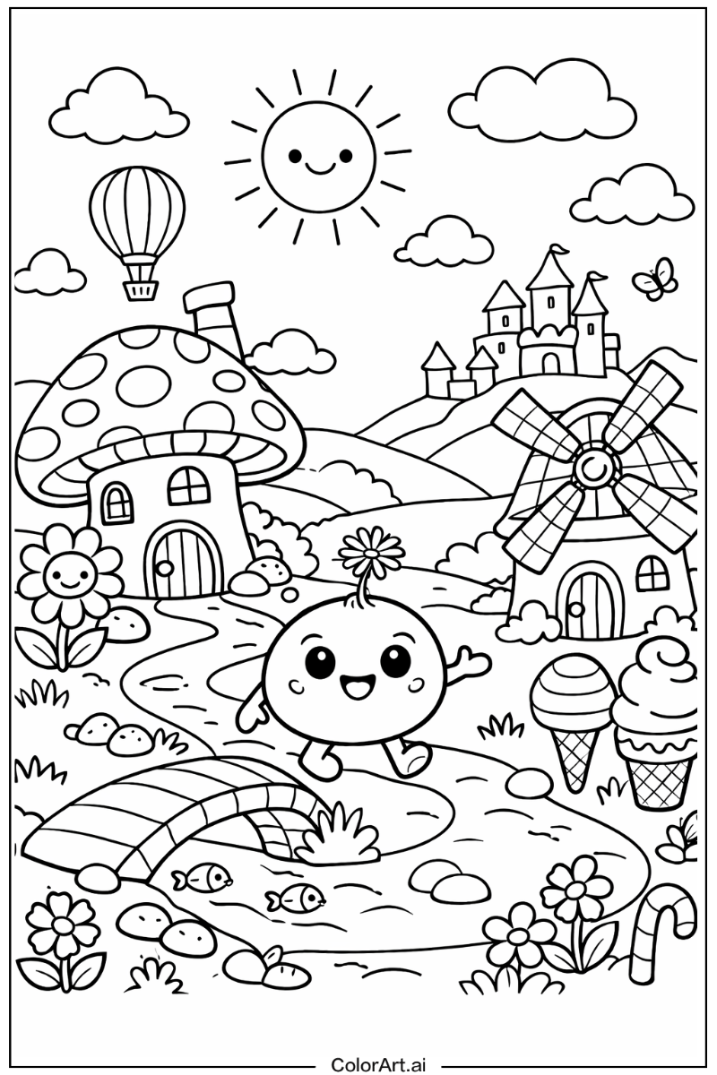 39 Free dandy's world Coloring Pages (Printable PDF & PNG)