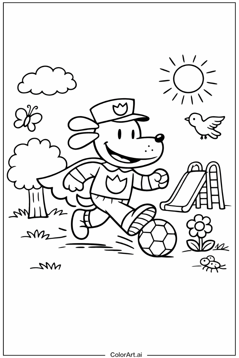 46 Free dog man Coloring Pages (Printable PDF & PNG)