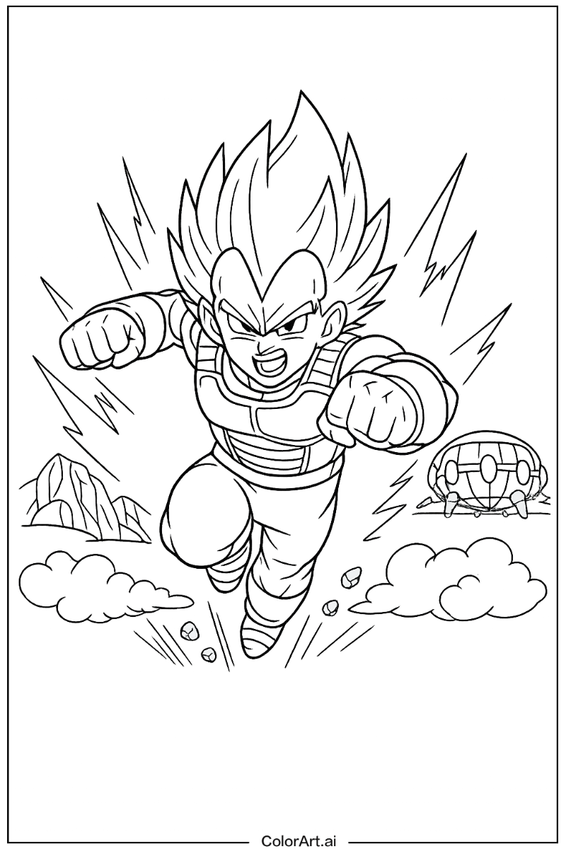 46 Free dragon ball z Coloring Pages (Printable PDF & PNG)