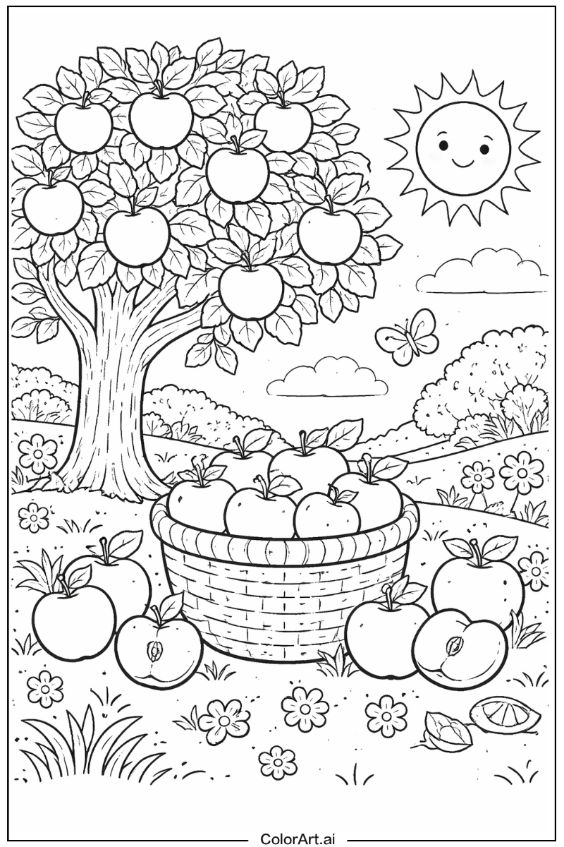 46 Free fruit Coloring Pages (Printable PDF & PNG)