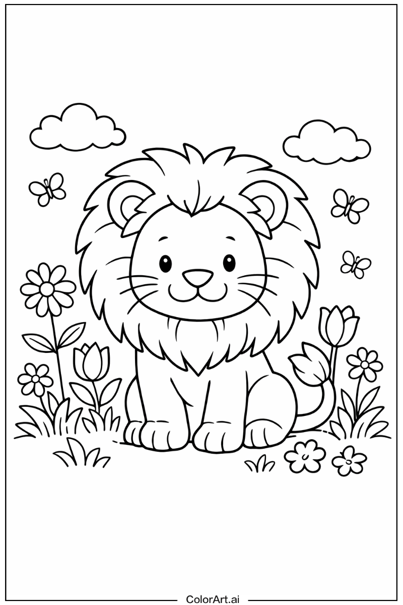 29 Free Lion Coloring Pages (Printable PDF & PNG)
