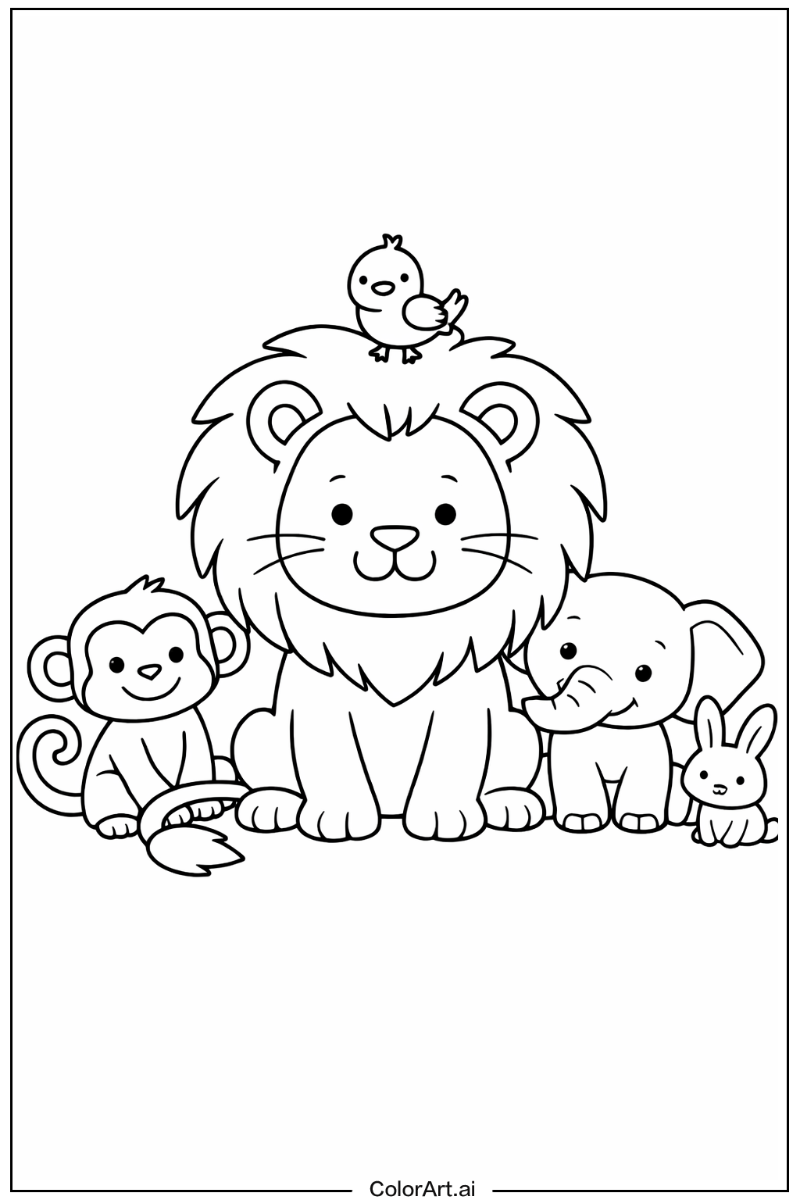 29 Free Lion Coloring Pages (Printable PDF & PNG)
