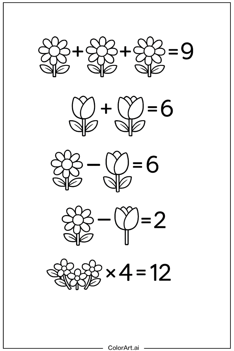 49 Free Math Coloring Pages (Printable PDF & PNG)