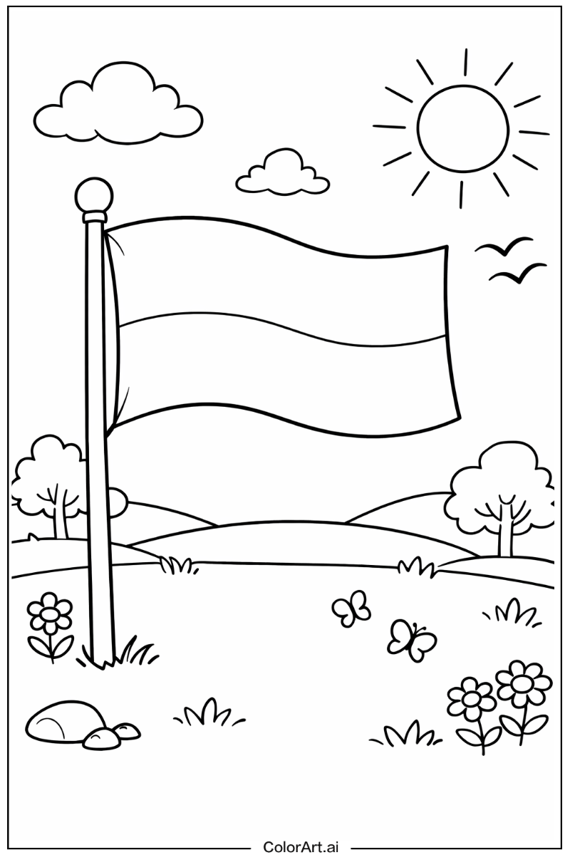40 Free monaco flag Coloring Pages (Printable PDF & PNG)
