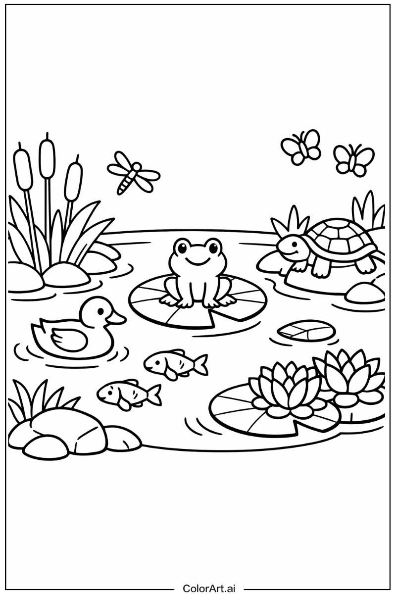 17 Free Nature Coloring Pages (Printable PDF & PNG)