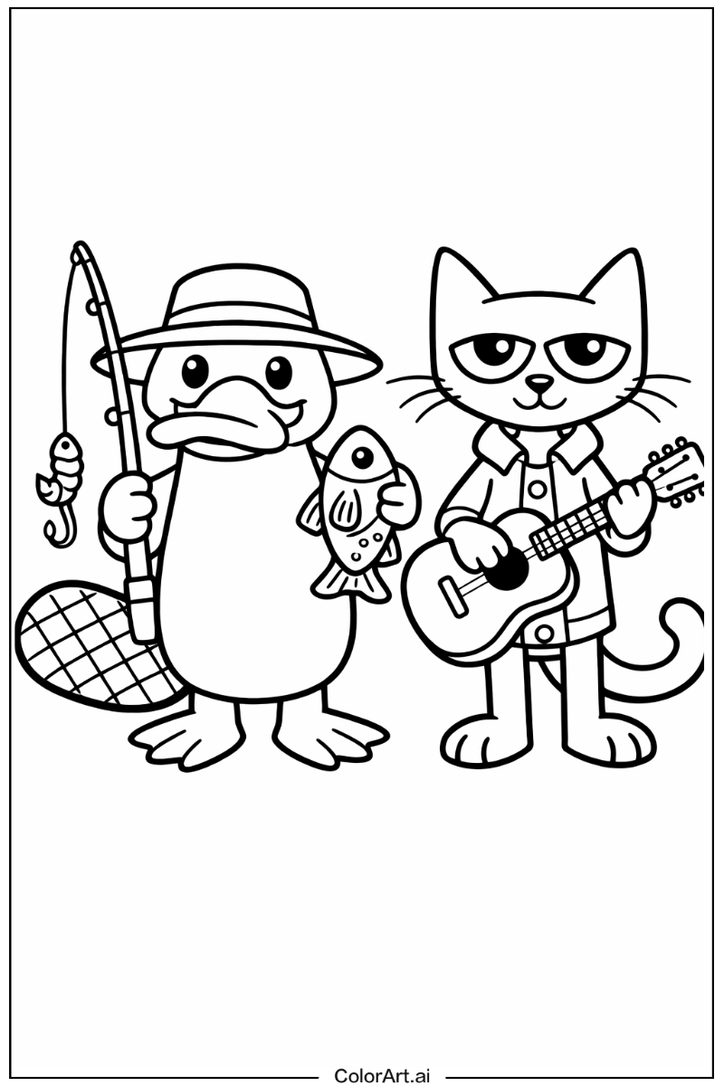55 Pages à Colorier Pete le Chat Gratuites (PDF et PNG imprimables)