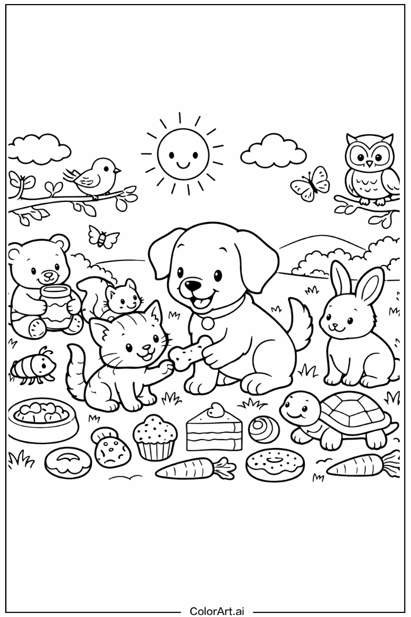 18 Free Puppy dog Coloring Pages (Printable PDF & PNG)