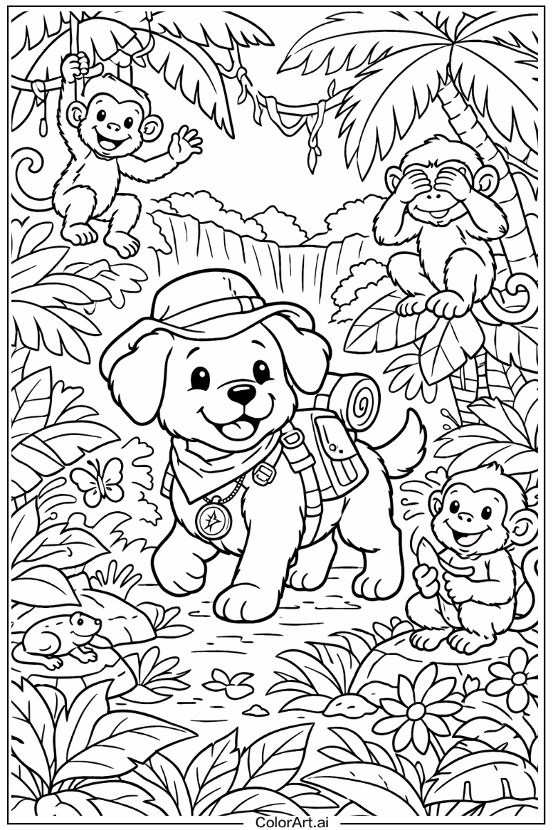 18 Free Puppy dog Coloring Pages (Printable PDF & PNG)