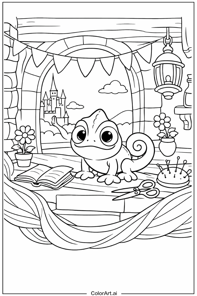 37 Free rapunzel Coloring Pages (Printable PDF & PNG)
