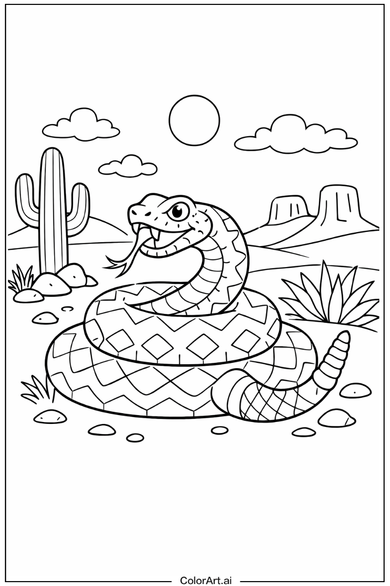 49 Free snake Coloring Pages (Printable PDF & PNG)