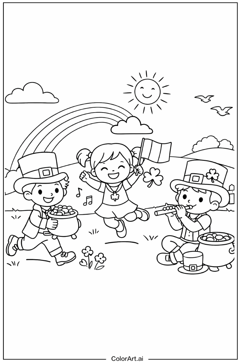 42 Free St patrick's day Coloring Pages (Printable PDF & PNG)