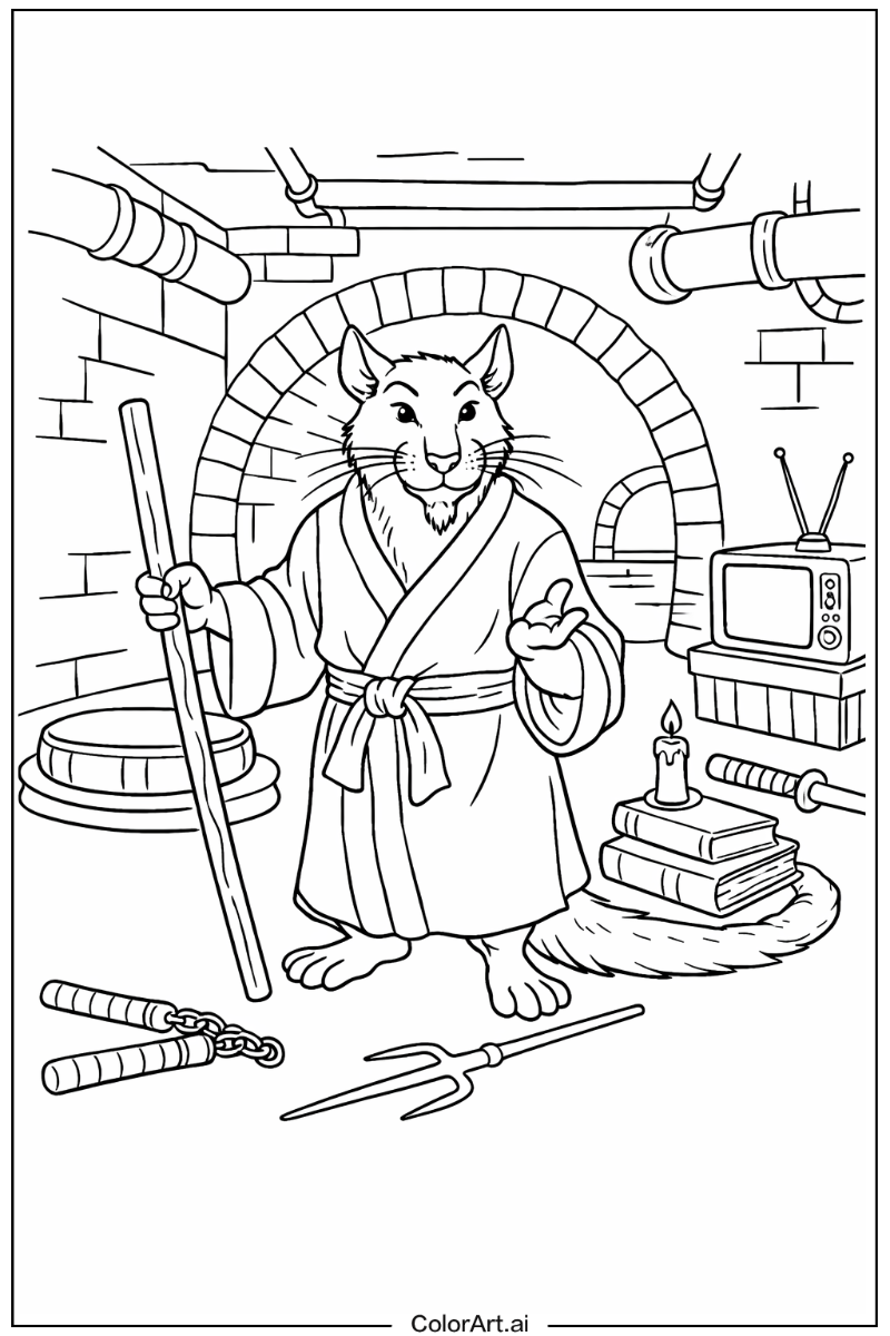 49 Páginas para Colorear de las Tortugas Ninja Mutantes Adolescentes ...