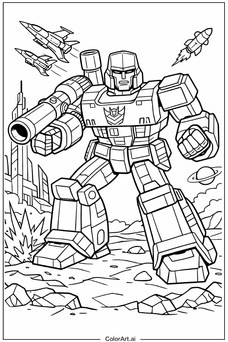 49 Free transformers Coloring Pages (Printable PDF & PNG)