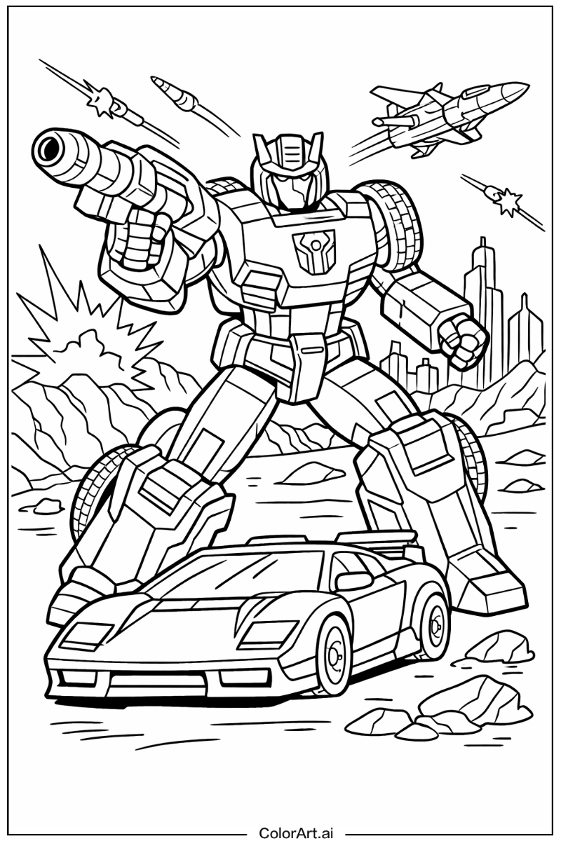 49 kostenlose Transformers Ausmalbilder (Druckbare PDF- und PNG-Dateien)